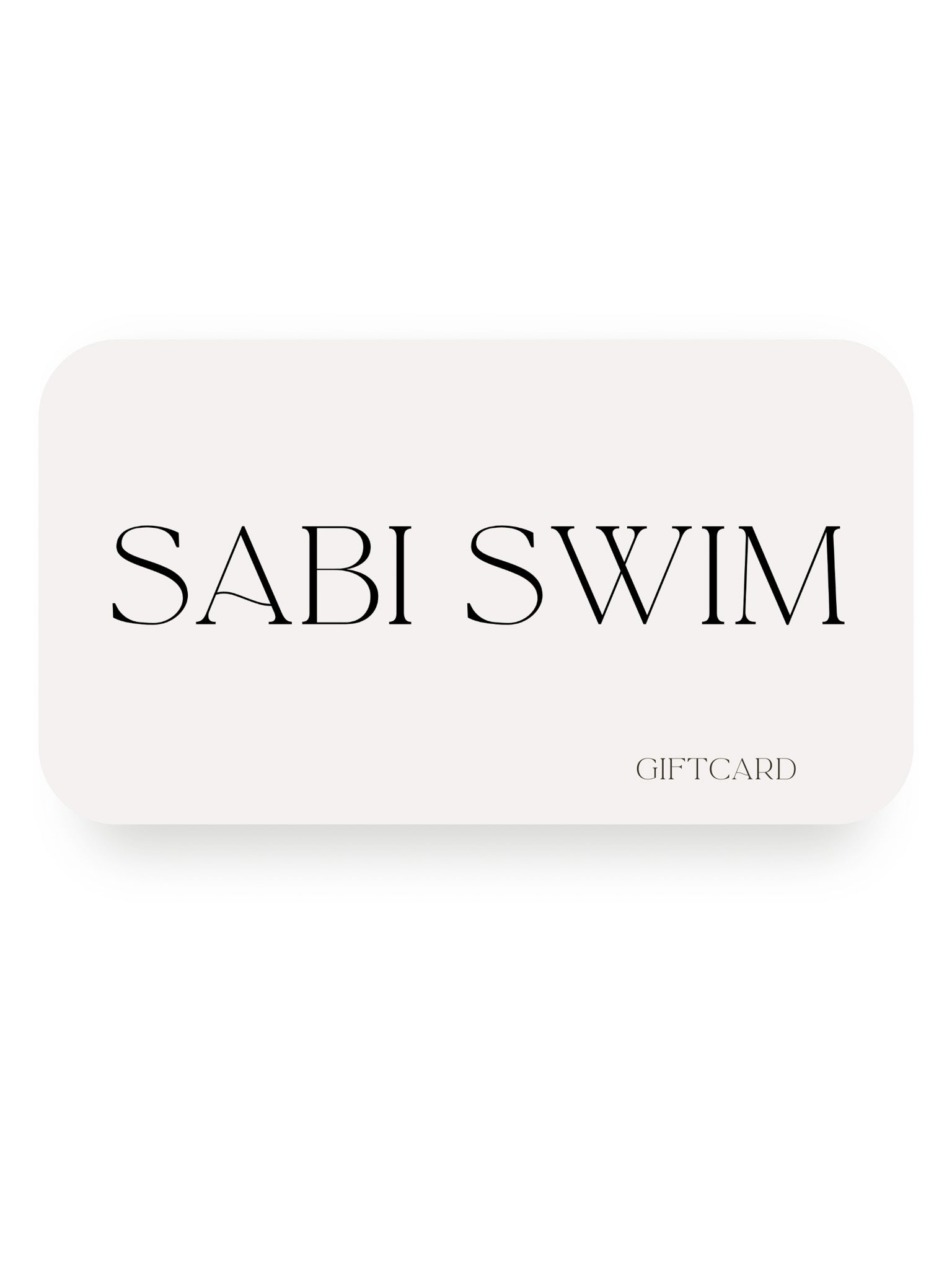 SABI GIFT CARD – Sabi Swim